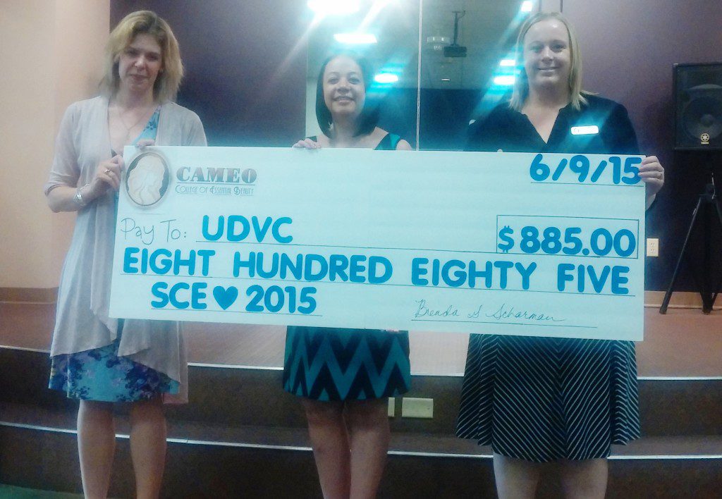Cameo College Donates To Utah Domestic Violence Coalition